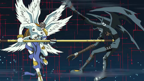Digimon Angemon Vs Devimon